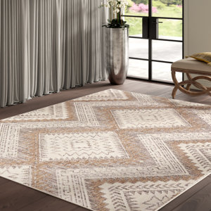 Union Rustic Tapis intérieur / extérieur ivoire / sable Annie et Commentaires - Wayfair Canada